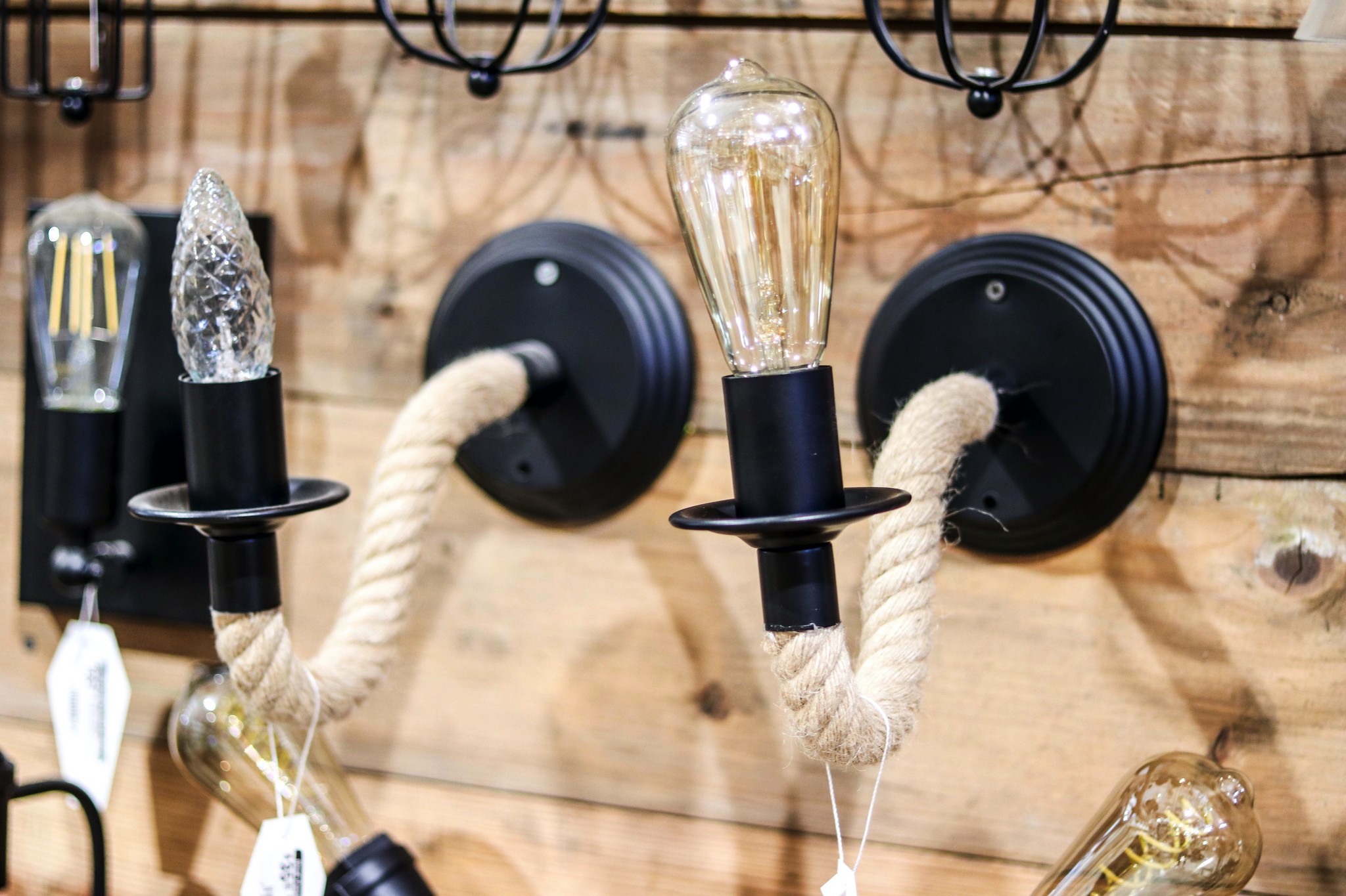 Rope Sconce Light - Dead People's Stuff "Architectural Antiques + Design"