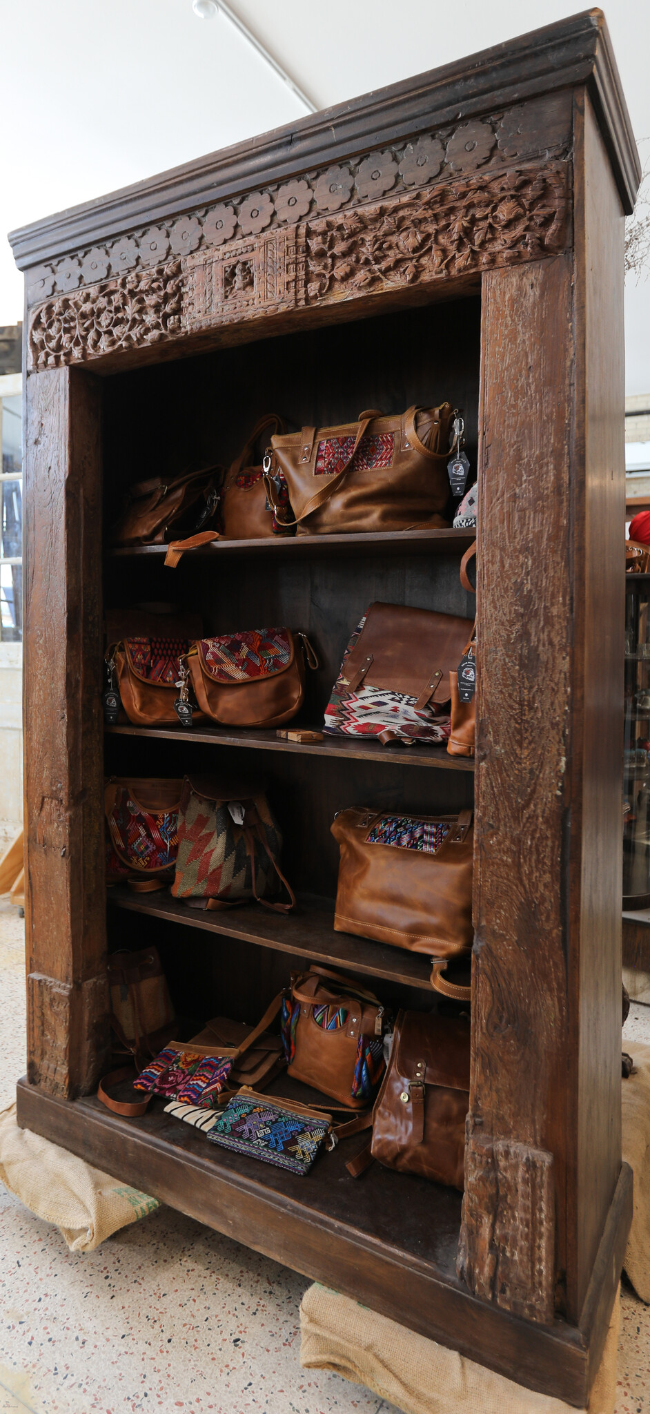 Teak Wood Shelves from India - Dead People's Stuff "Architectural ...