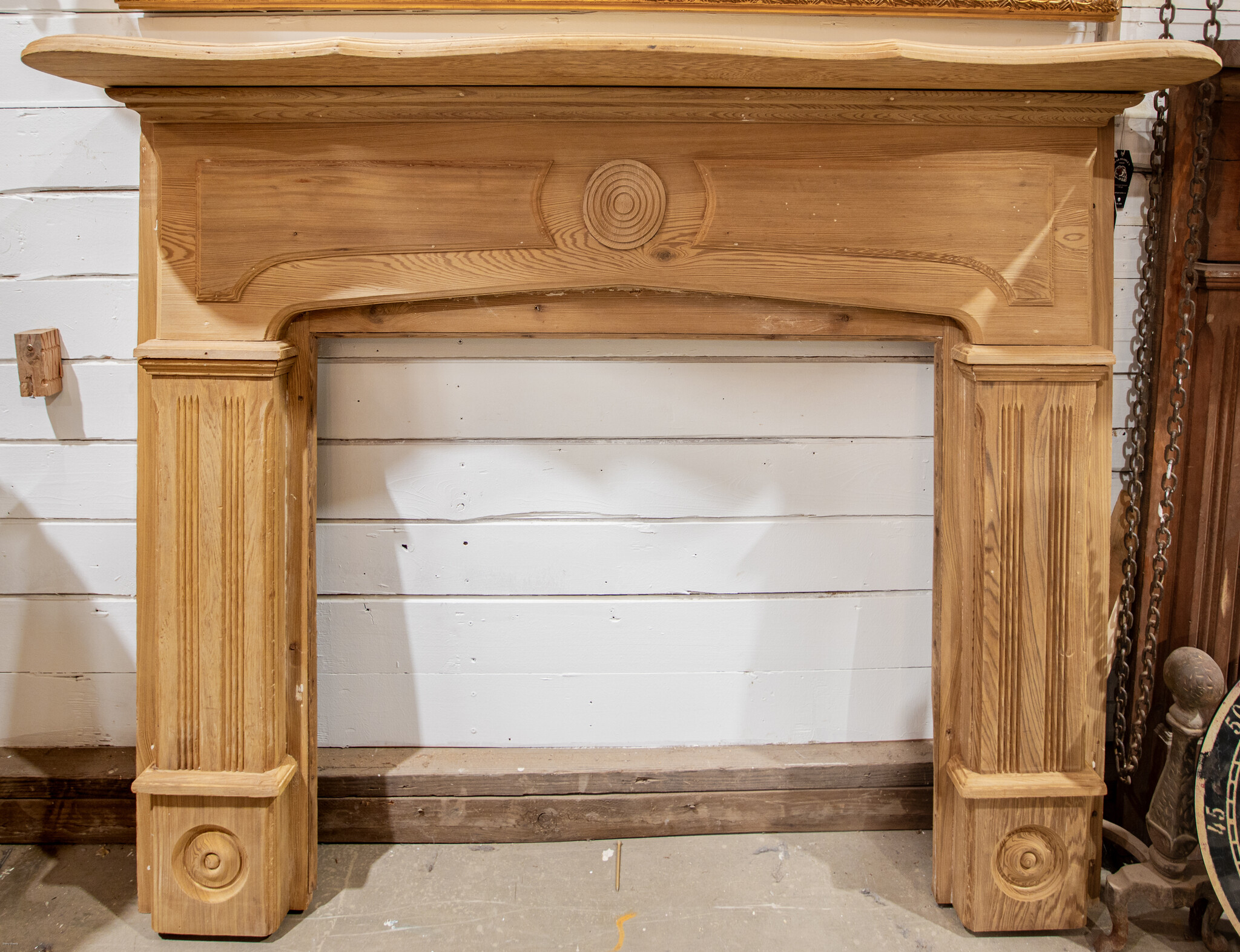 White Wood Mantel - Dead People's Stuff "Architectural Antiques + Design"
