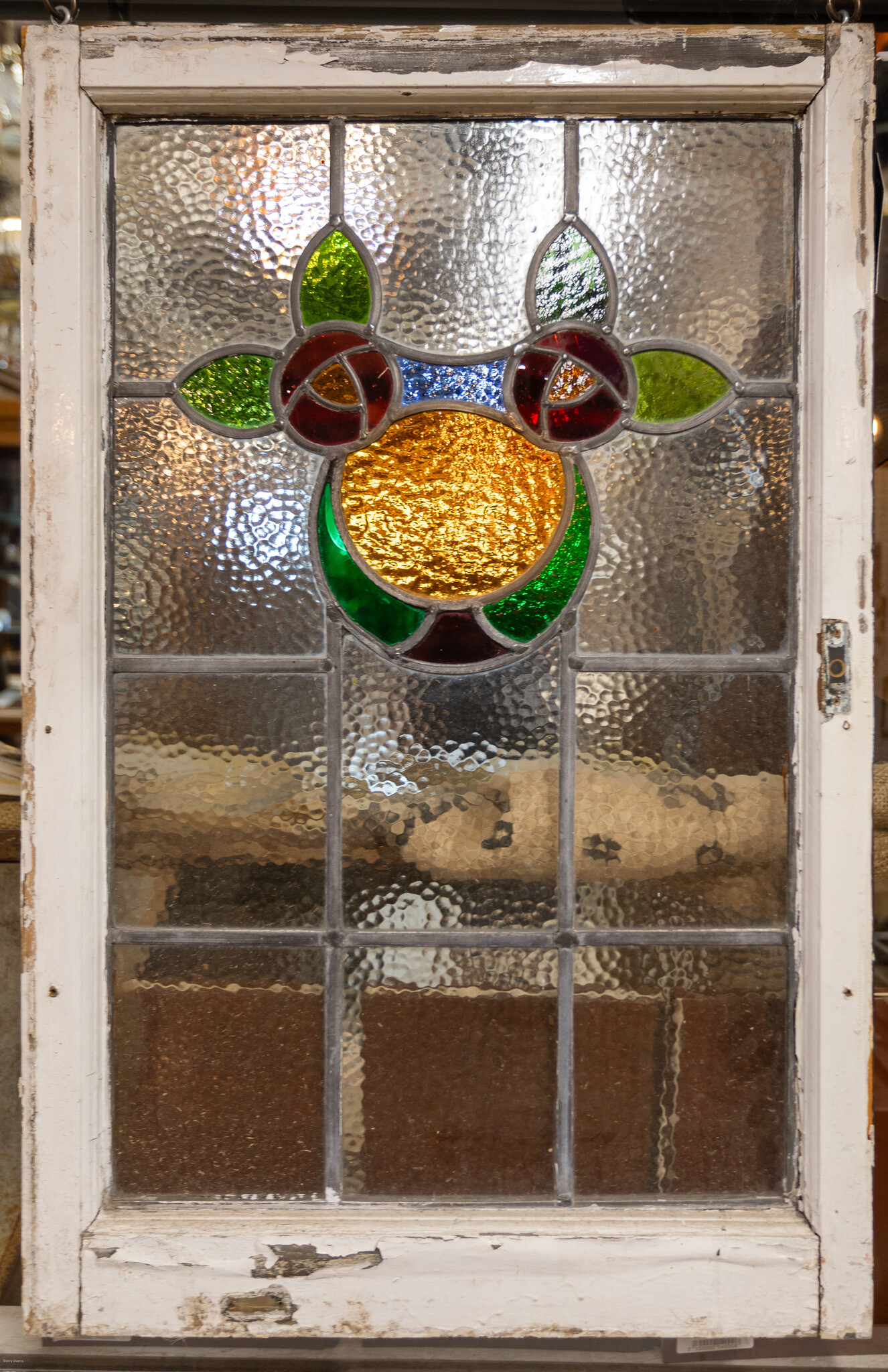 English Stained Glass Window (Available Online) - Dead People's Stuff ...