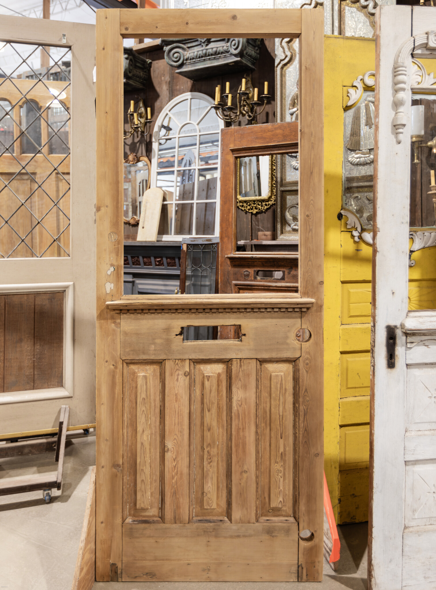 3 Panel Half Glass with Mail slot Door - Dead People's Stuff ...