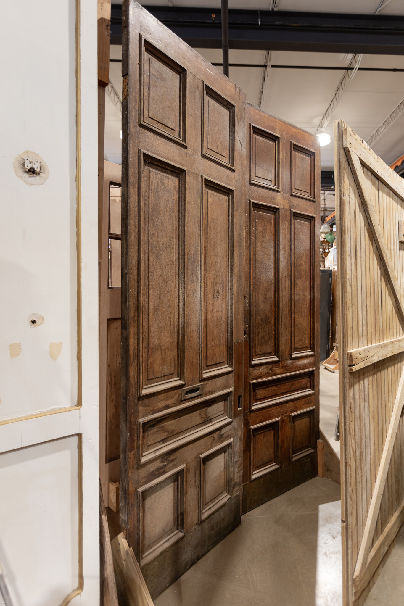 7 Panel Double Doors with Mail Slot - Dead People's Stuff ...