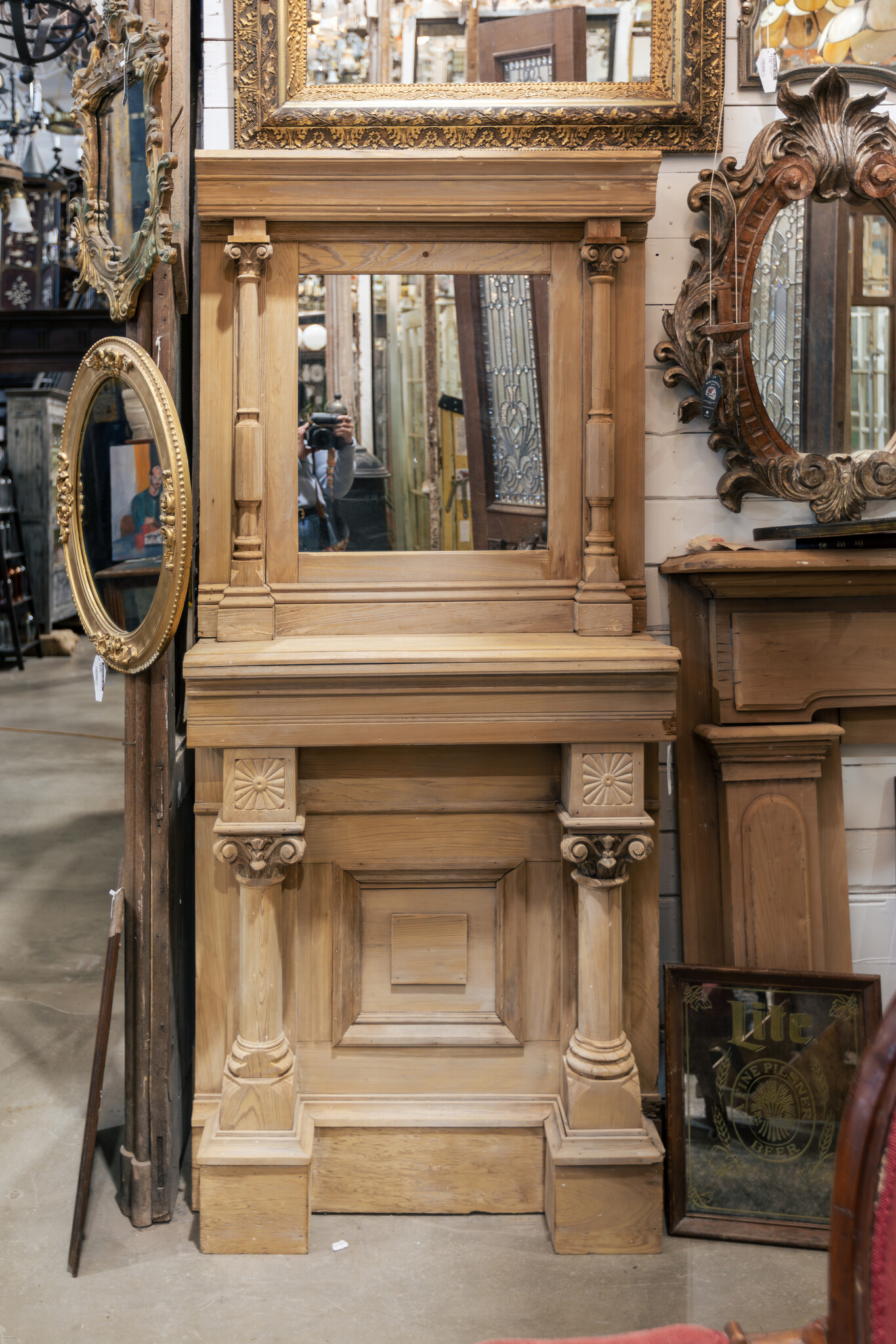 1880's Mantel - Barber's Back Bar - Dead People's Stuff "Architectural ...