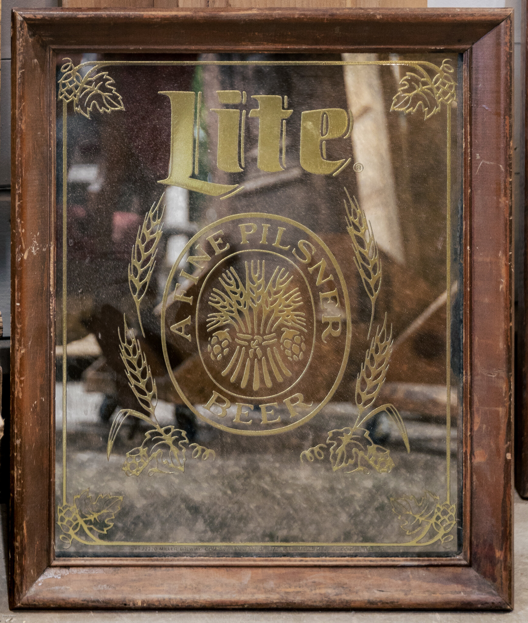 Lite A Fine Pilsner Beer Mirror - Dead People's Stuff "Architectural ...