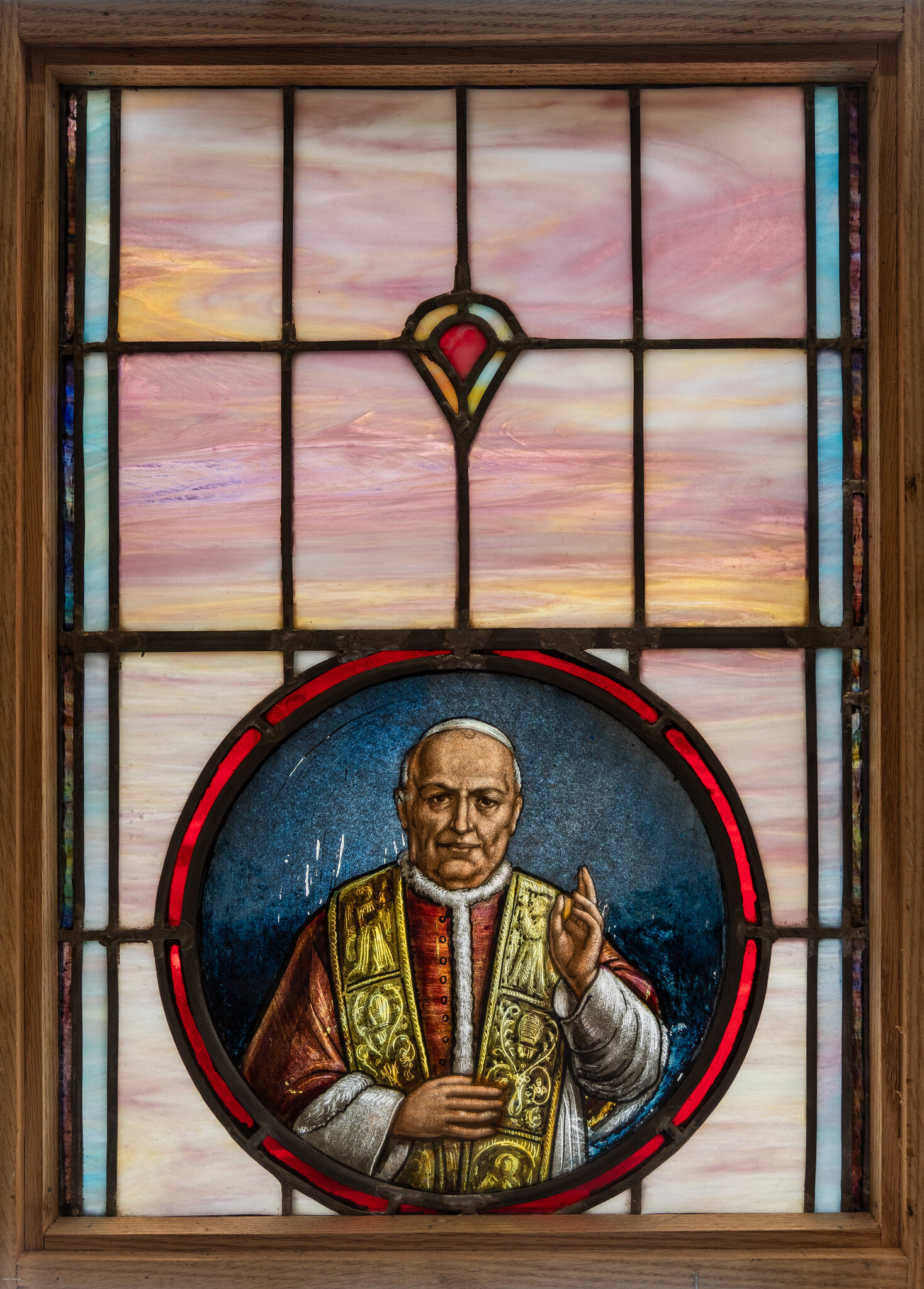 Priest Stained Glass Window - Dead People's Stuff "Architectural ...