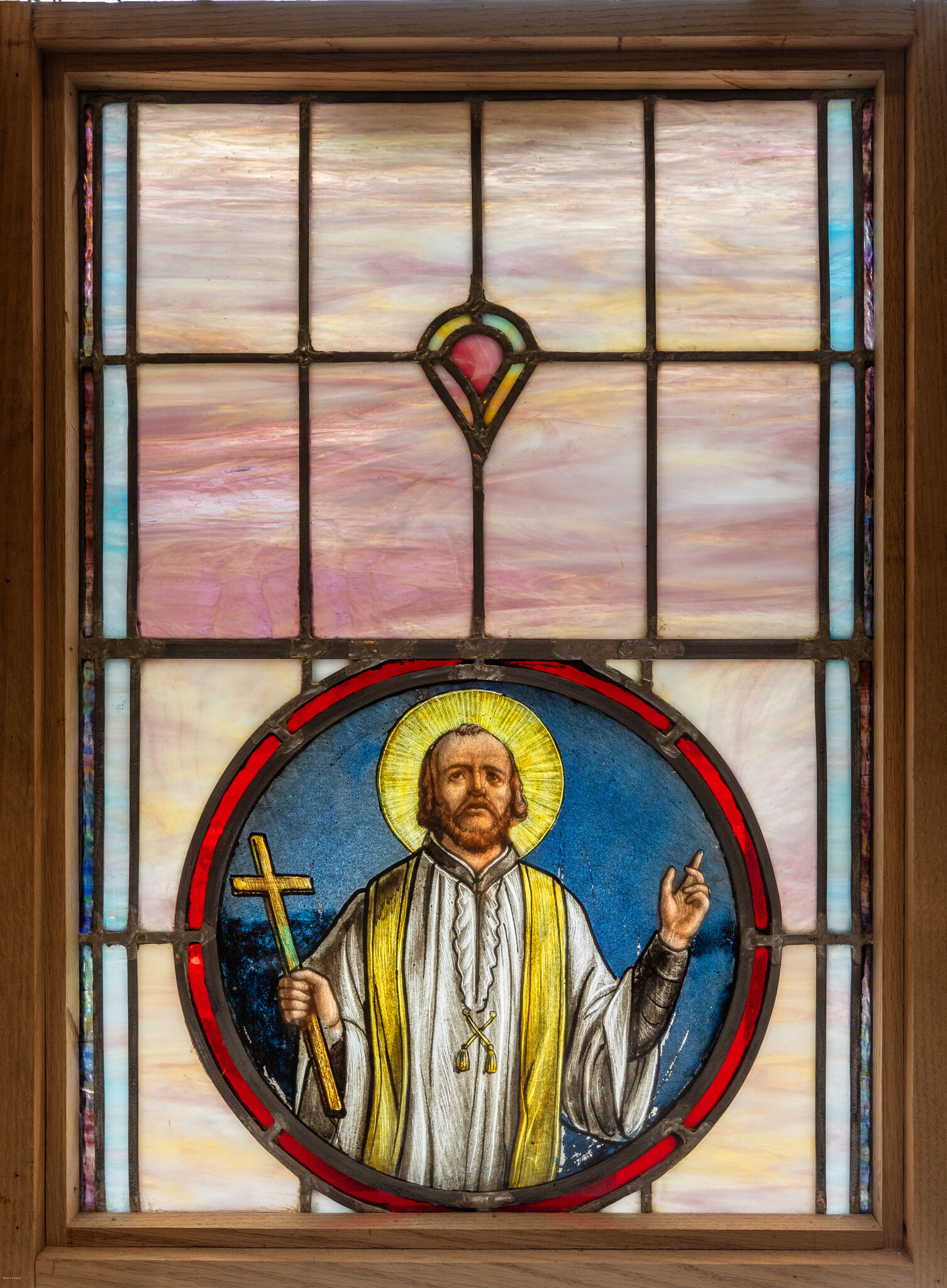 Saint Stained Glass Window - Dead People's Stuff "Architectural ...