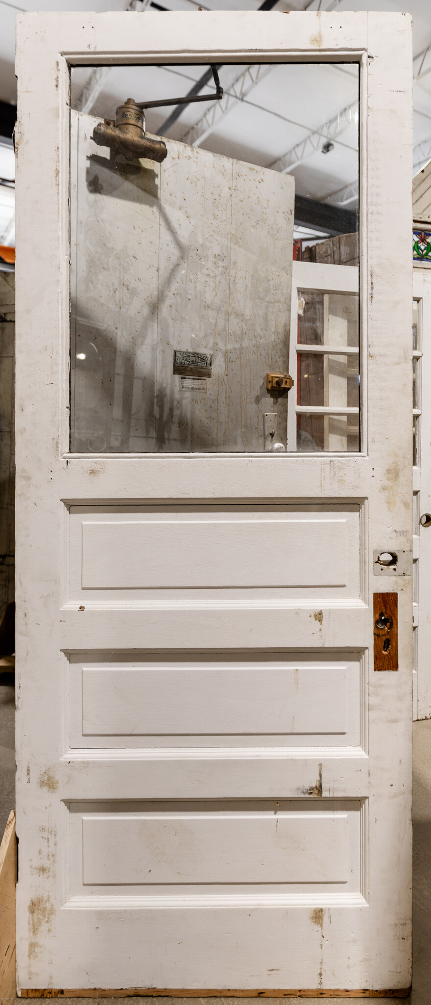 Tall 1 Lite 3 Panel Door - Dead People's Stuff "Architectural Antiques ...