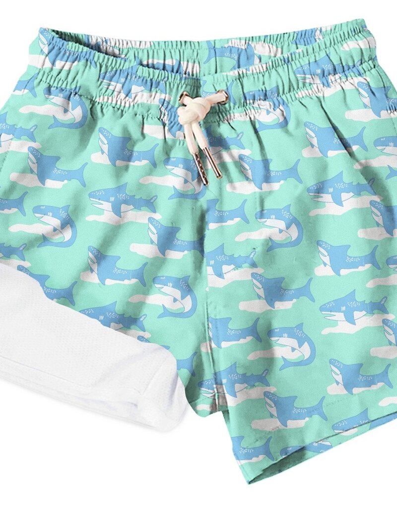 Jaws Swim Trunks - Tip Toes