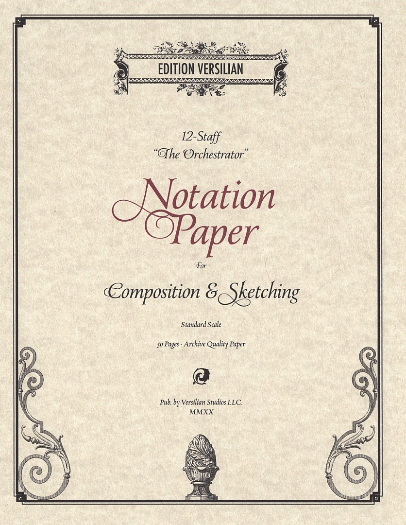 12 Staff Music Notation Paper - Virtuosity