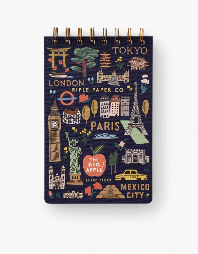 Rifle Paper SM Spiral Top Notebook (Bon Voyage) - The Kitchen Table