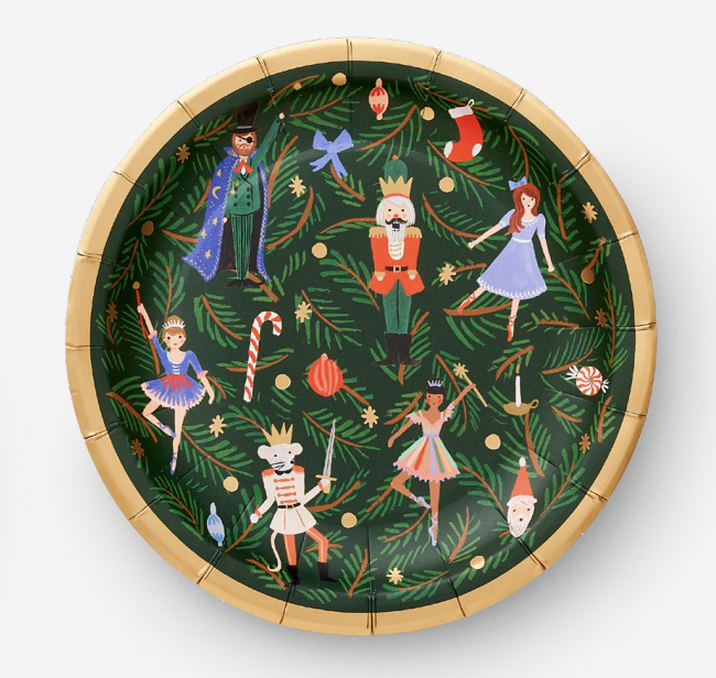 Rifle Paper Nutcracker Small Plates - The Kitchen Table