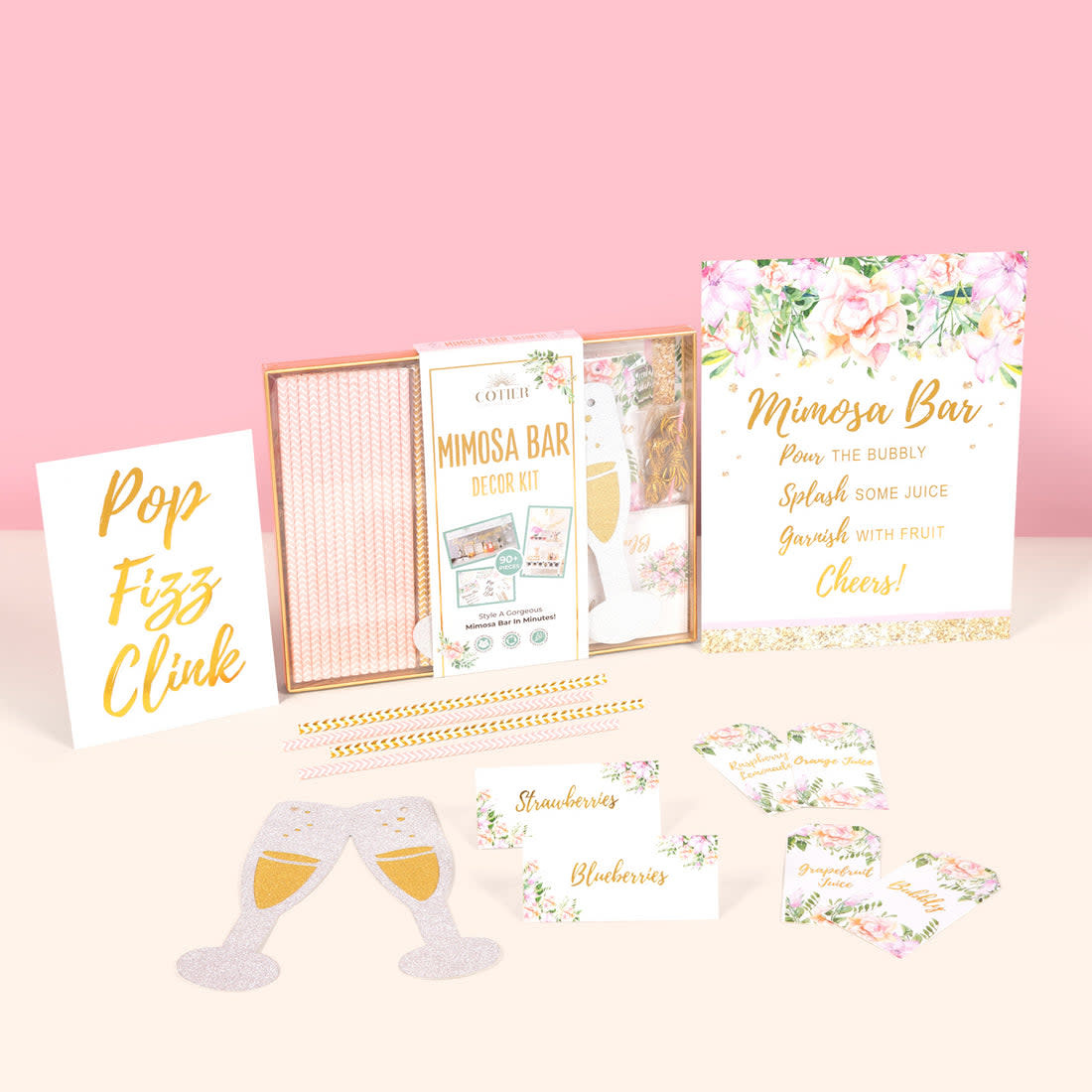 Mimosa Bar Decor Kit - The Kitchen Table