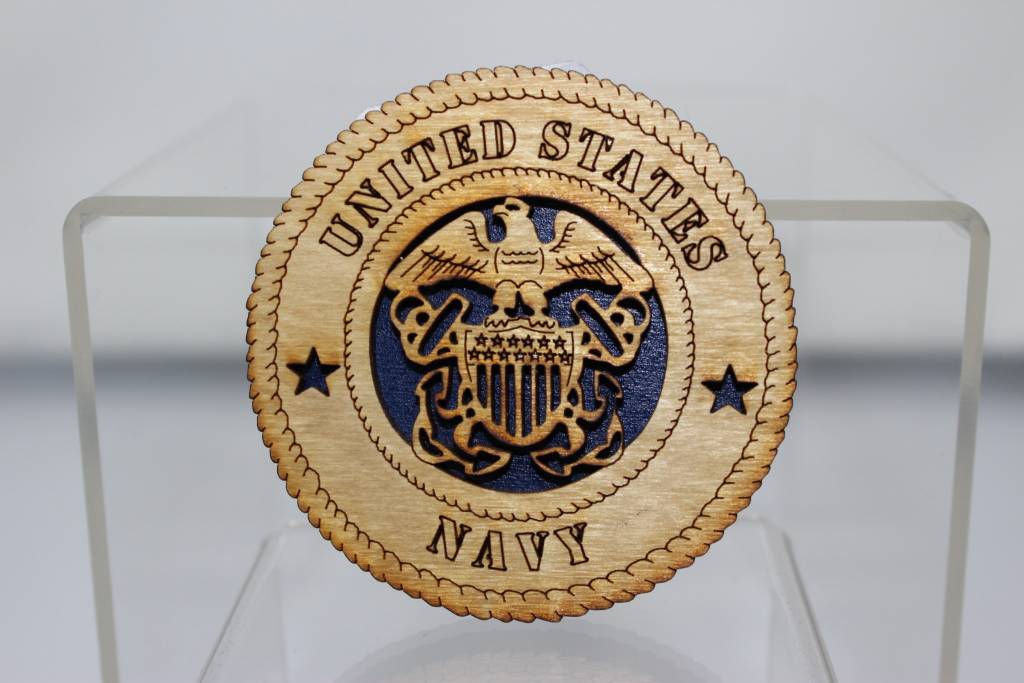 Wilkes Navy SM Magnet - Stars & Stripes, The Flag Store