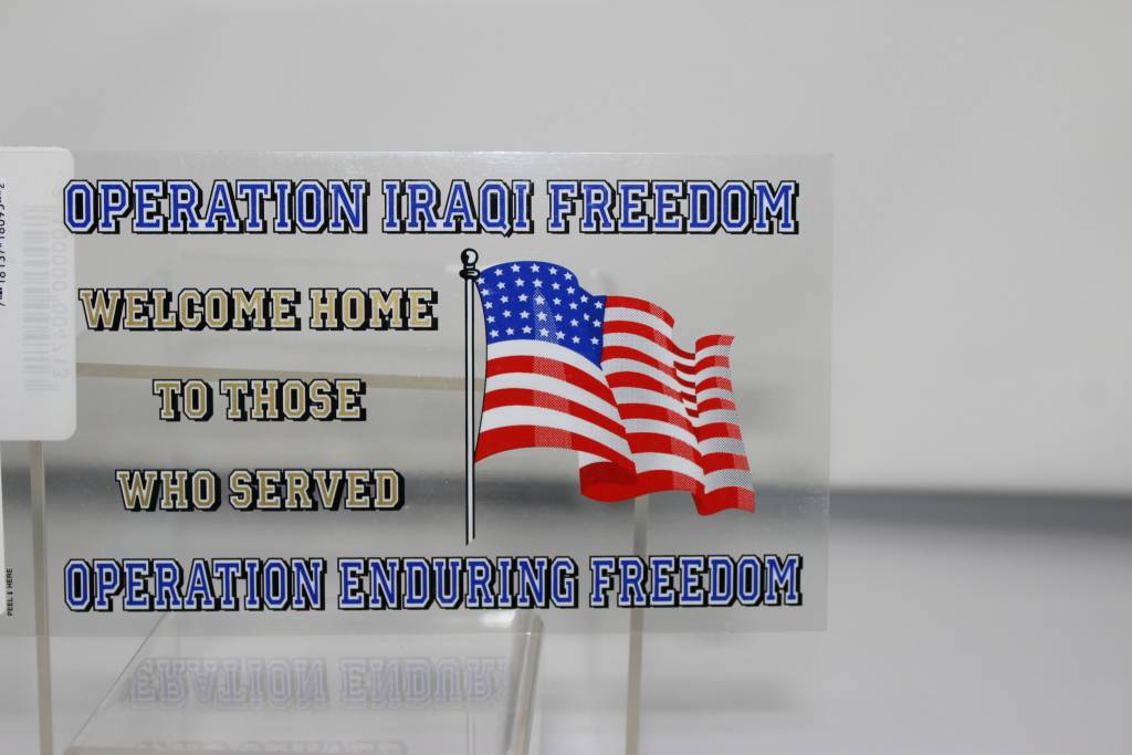 Operation Iraqi Freedom/Operation Enduring Freedom Welcome Home Decal ...