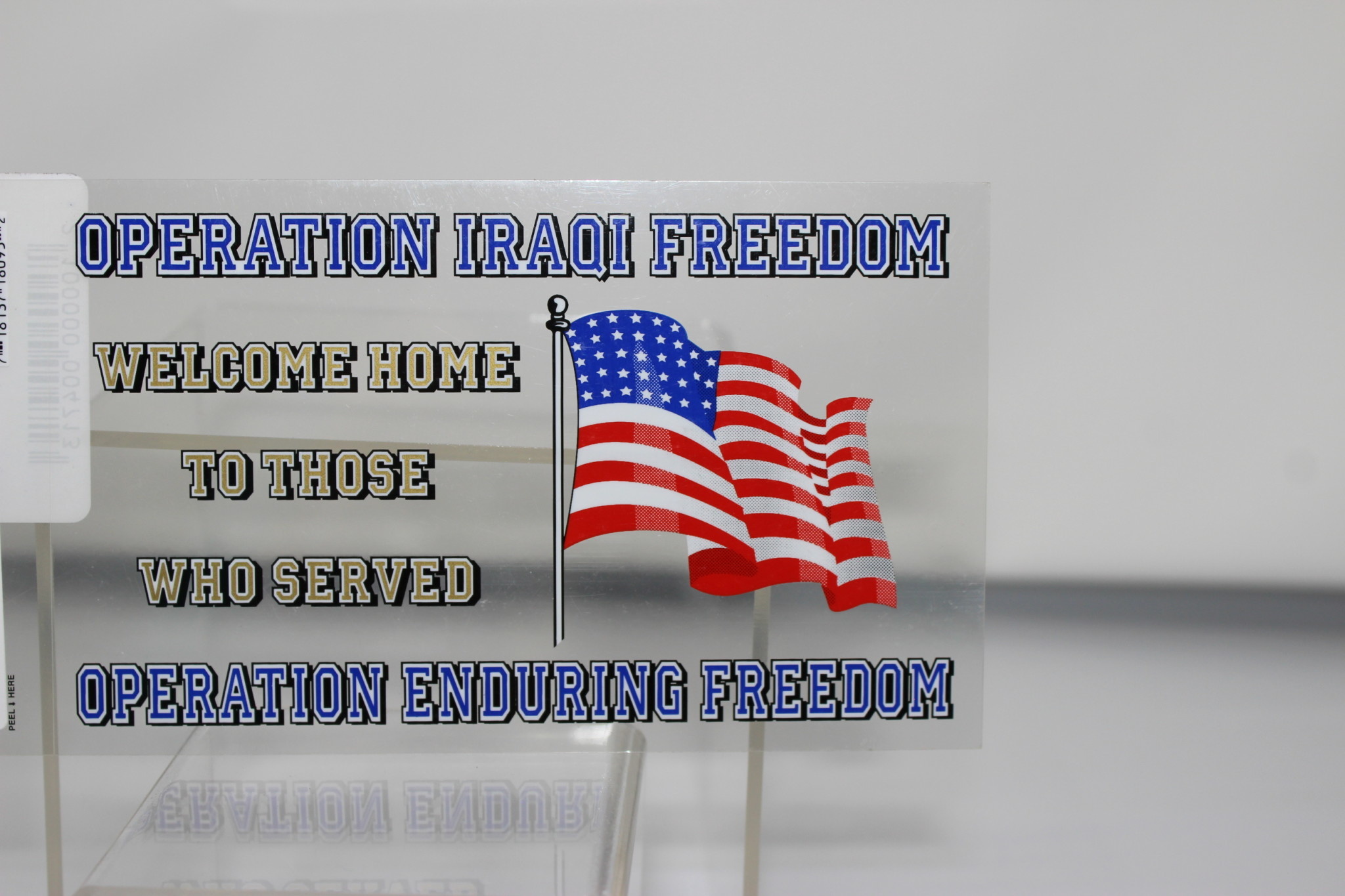Operation Iraqi Freedom/Operation Enduring Freedom Welcome Home Decal ...