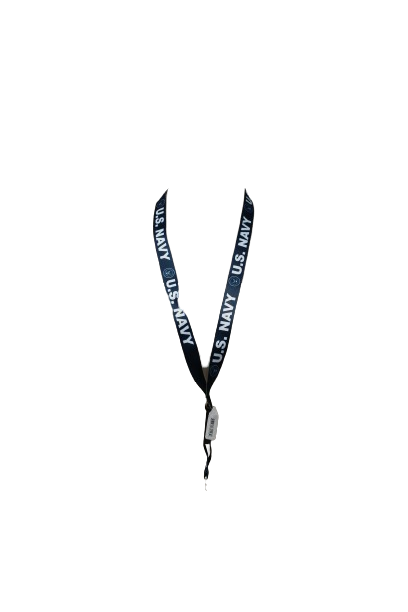 Navy Veteran Imprint Removable Clasp Lanyard - Stars & Stripes, The ...