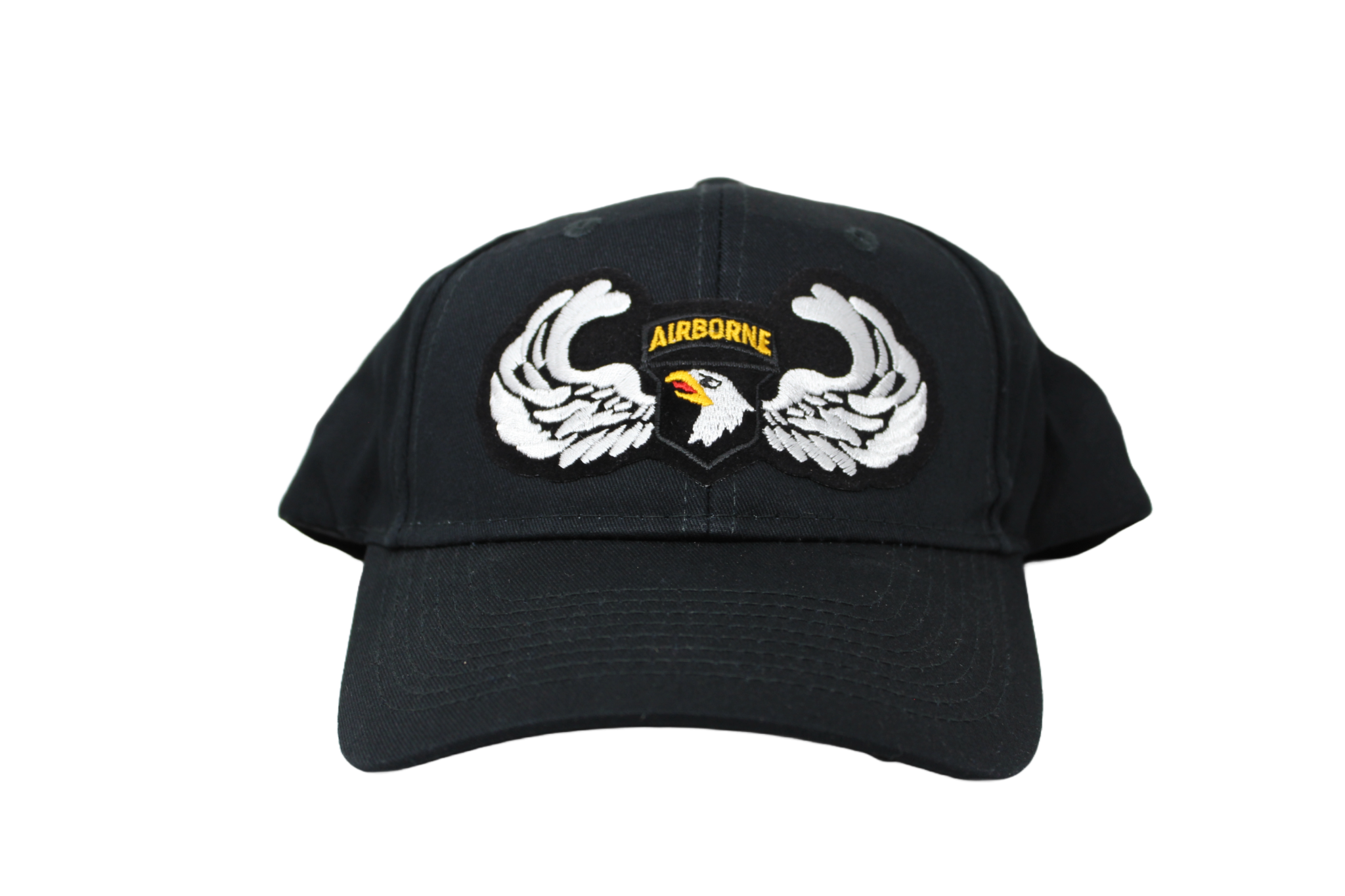 101st Airborne Shield w/wings patch ball cap - Stars & Stripes, The ...