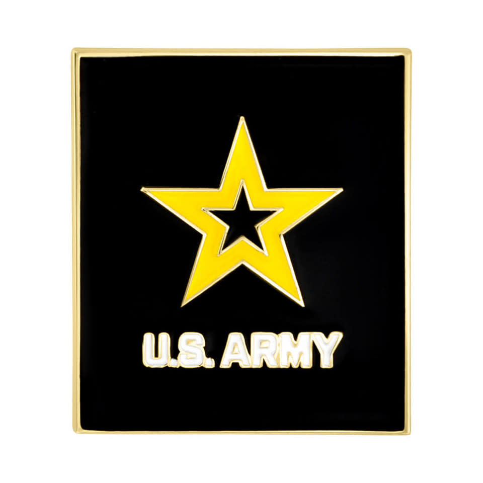 United States Army Star Logo on 3/4" Lapel Pin - Stars & Stripes, The ...