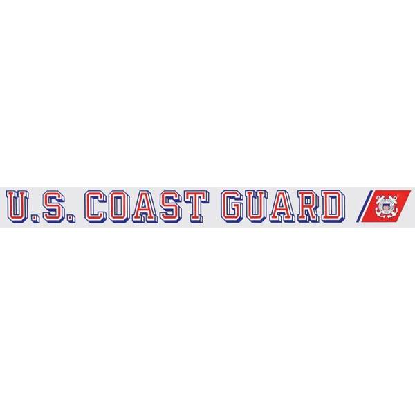 U.S. Coast Guard 16.5"x1.5" Window Strip - Stars & Stripes, The Flag Store