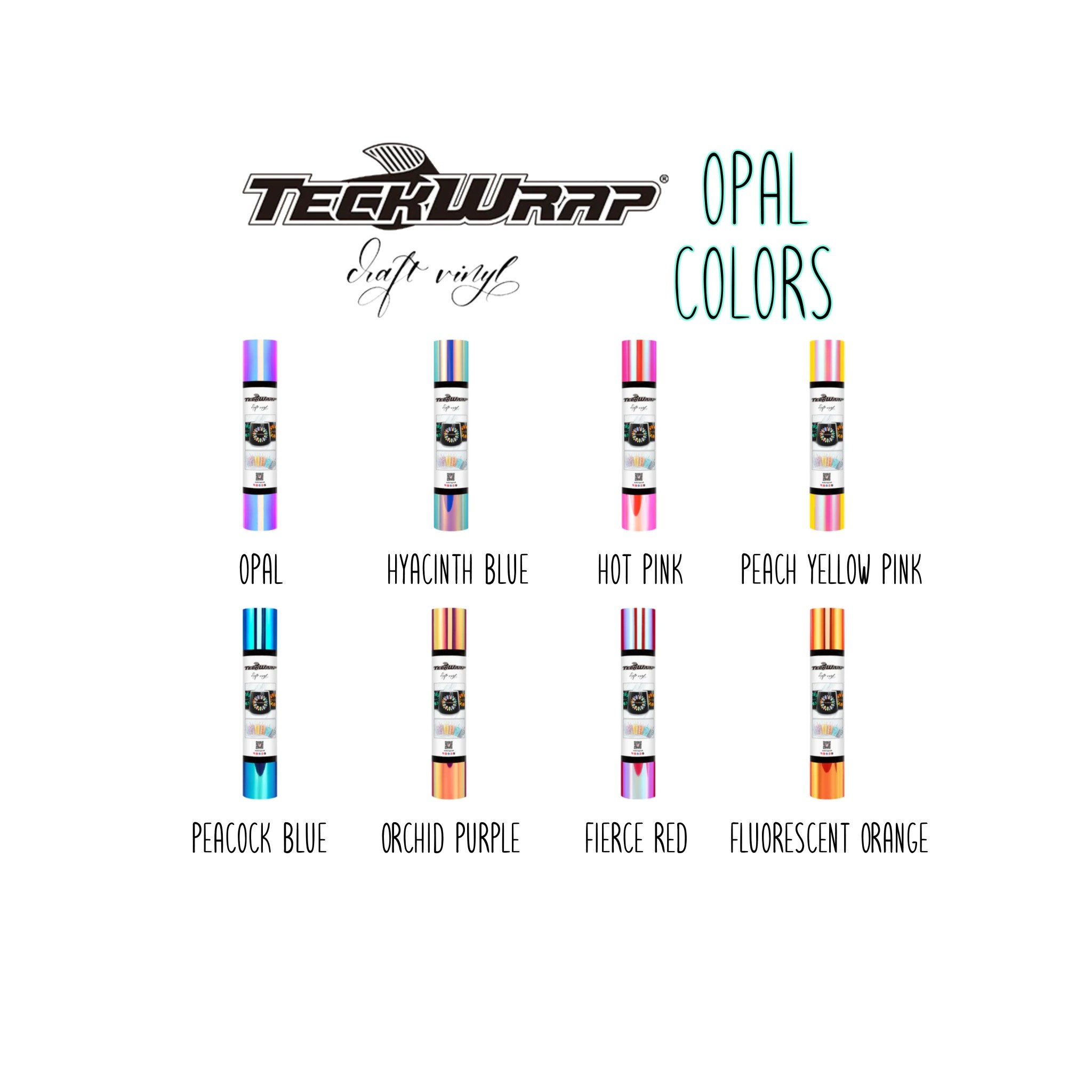 Teckwrap Roll- Opal -12"x5' - Crafty Shack of Ascension LLC