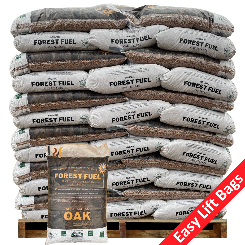 Forest Fuel Small Bags - 1 Ton - Bucks Pellets
