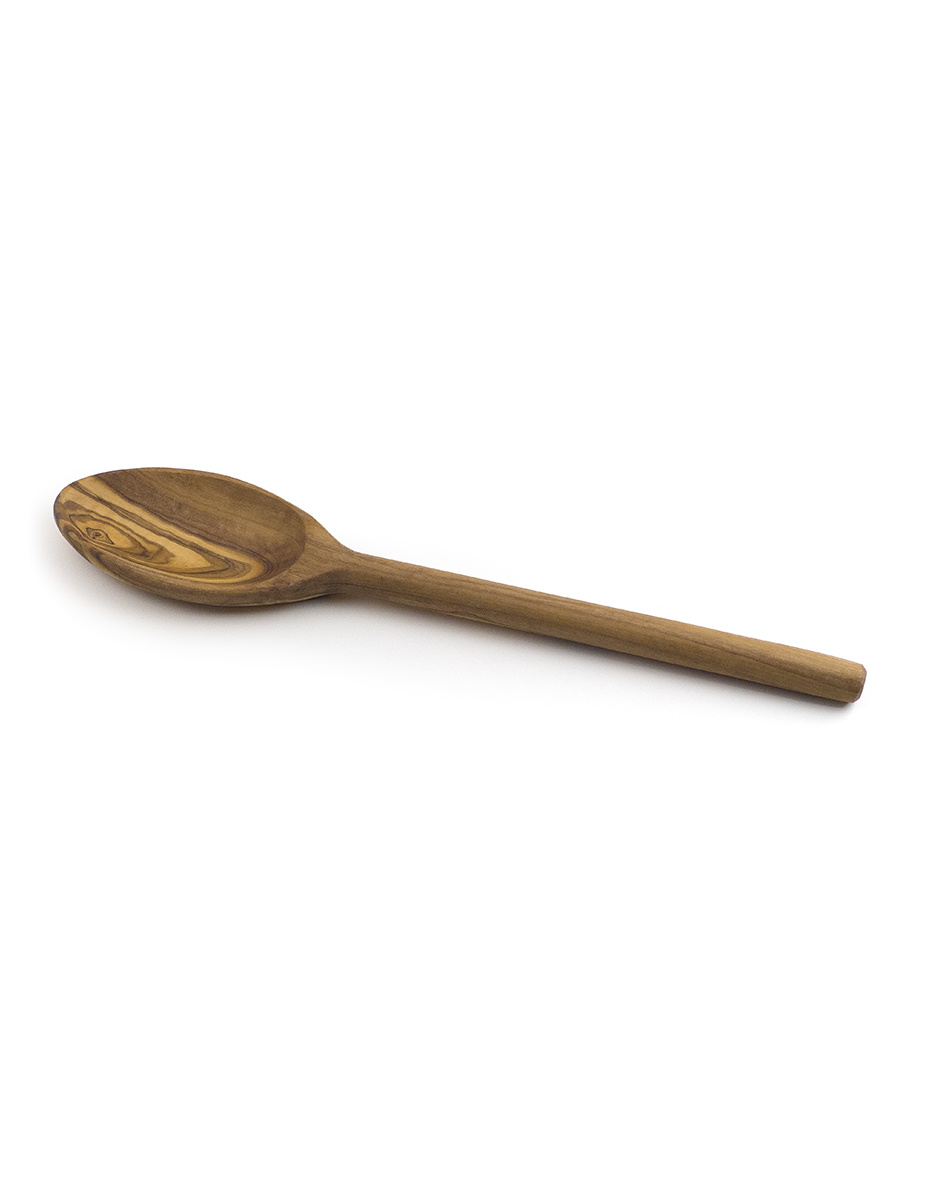 French Spoon 12" - olive wood - Olive R Twist Olive Oil Co