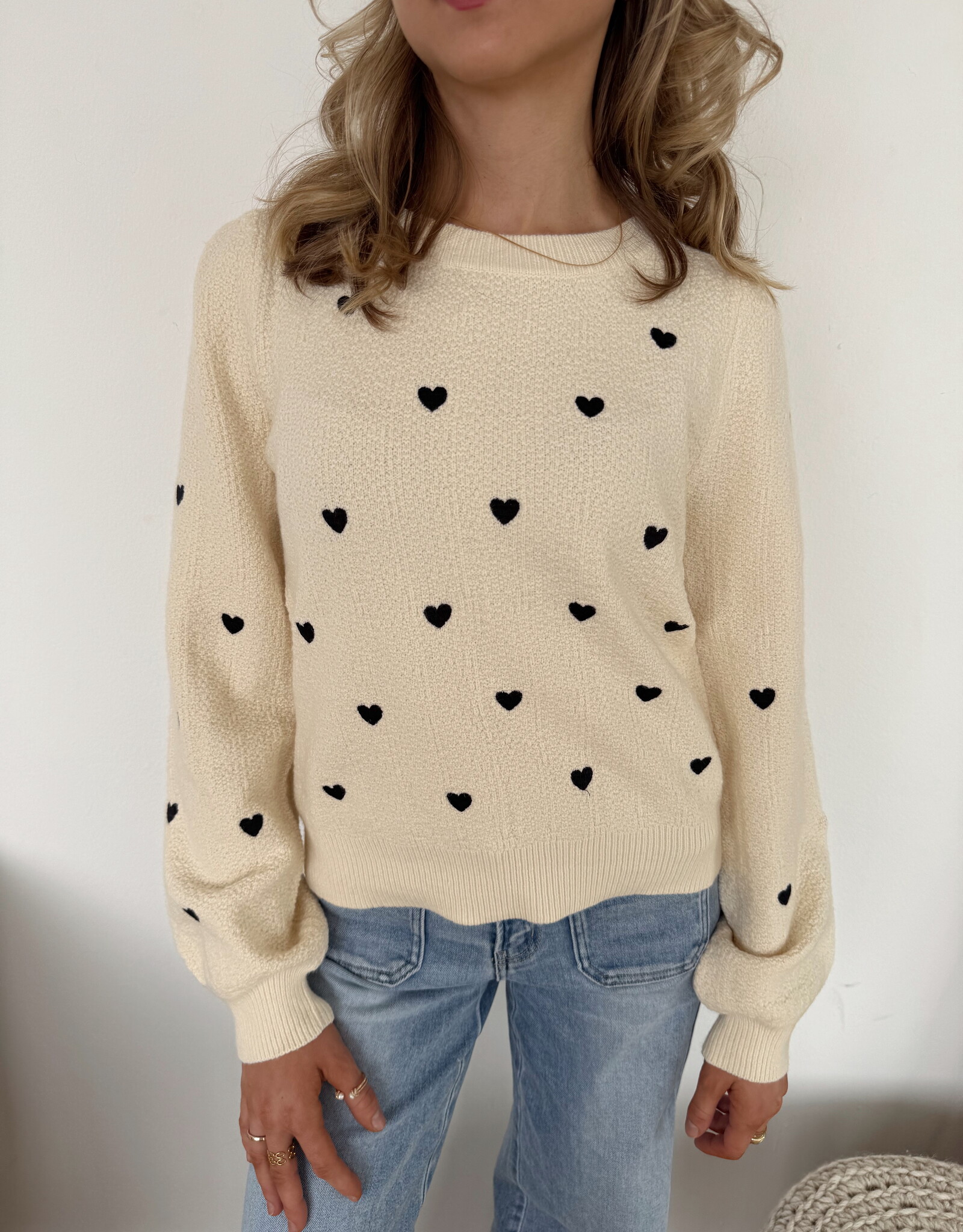 Charlie Embroidered Sweater - Women’s Clothing | The Pink Turtle