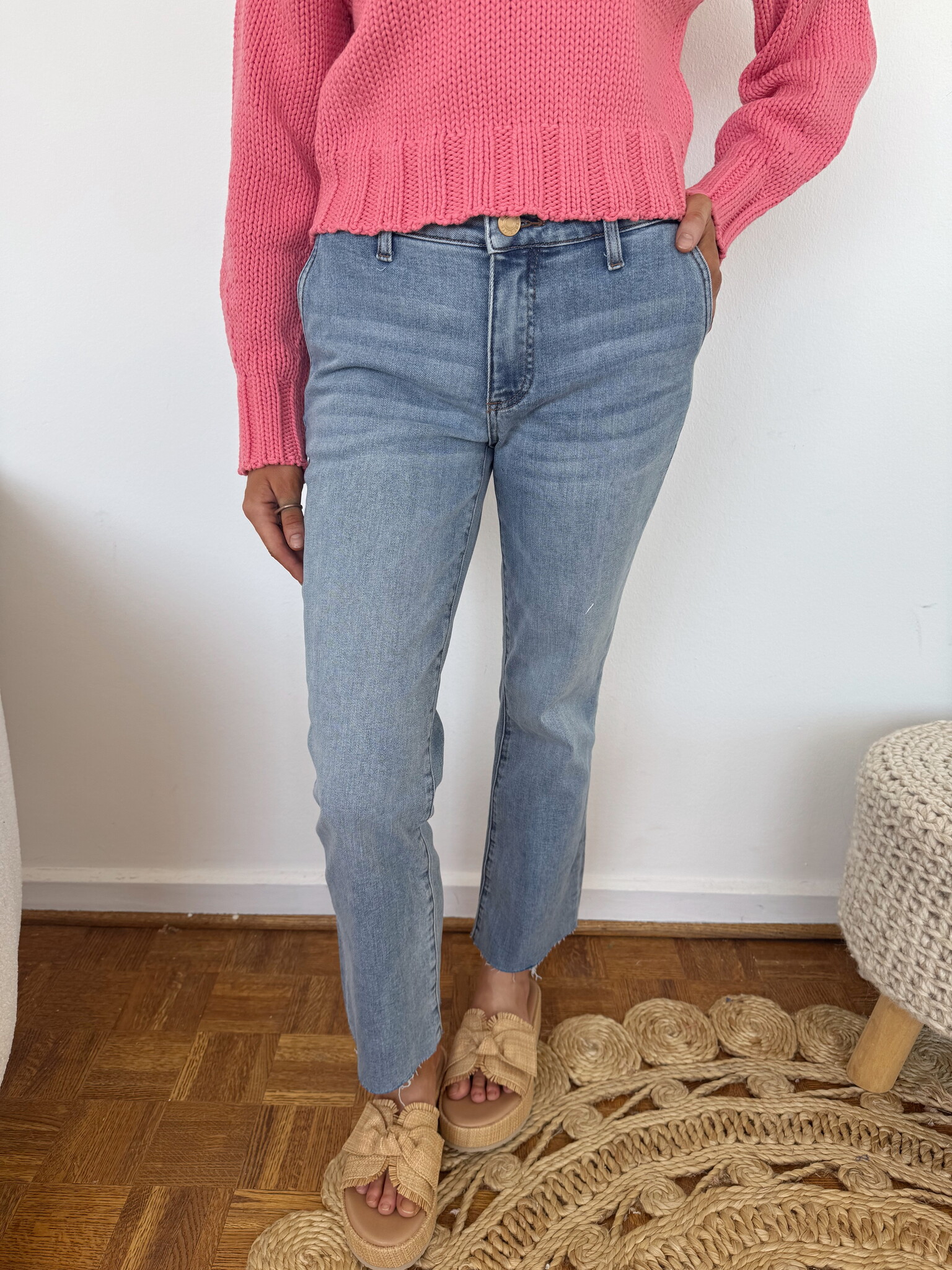 Kelsey Mid Rise Ankle Flare Jean - Women’s Clothing | The Pink Turtle