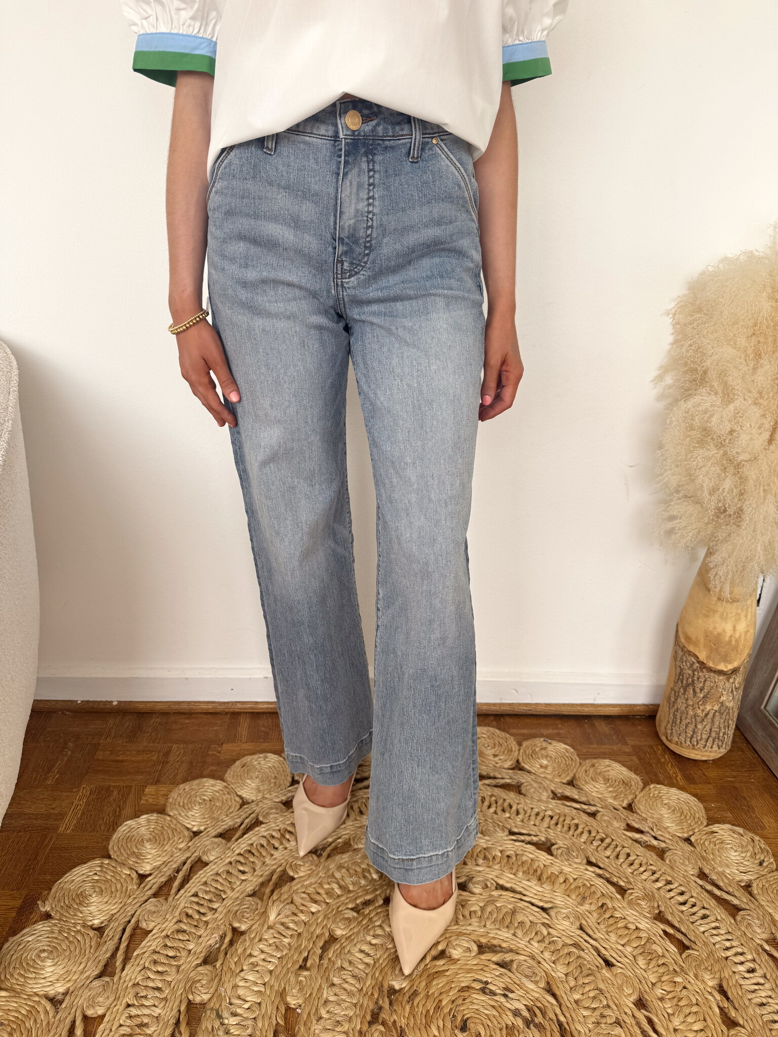 Jodi High Rise Fab Ab Wide Leg - Women’s Clothing | The Pink Turtle