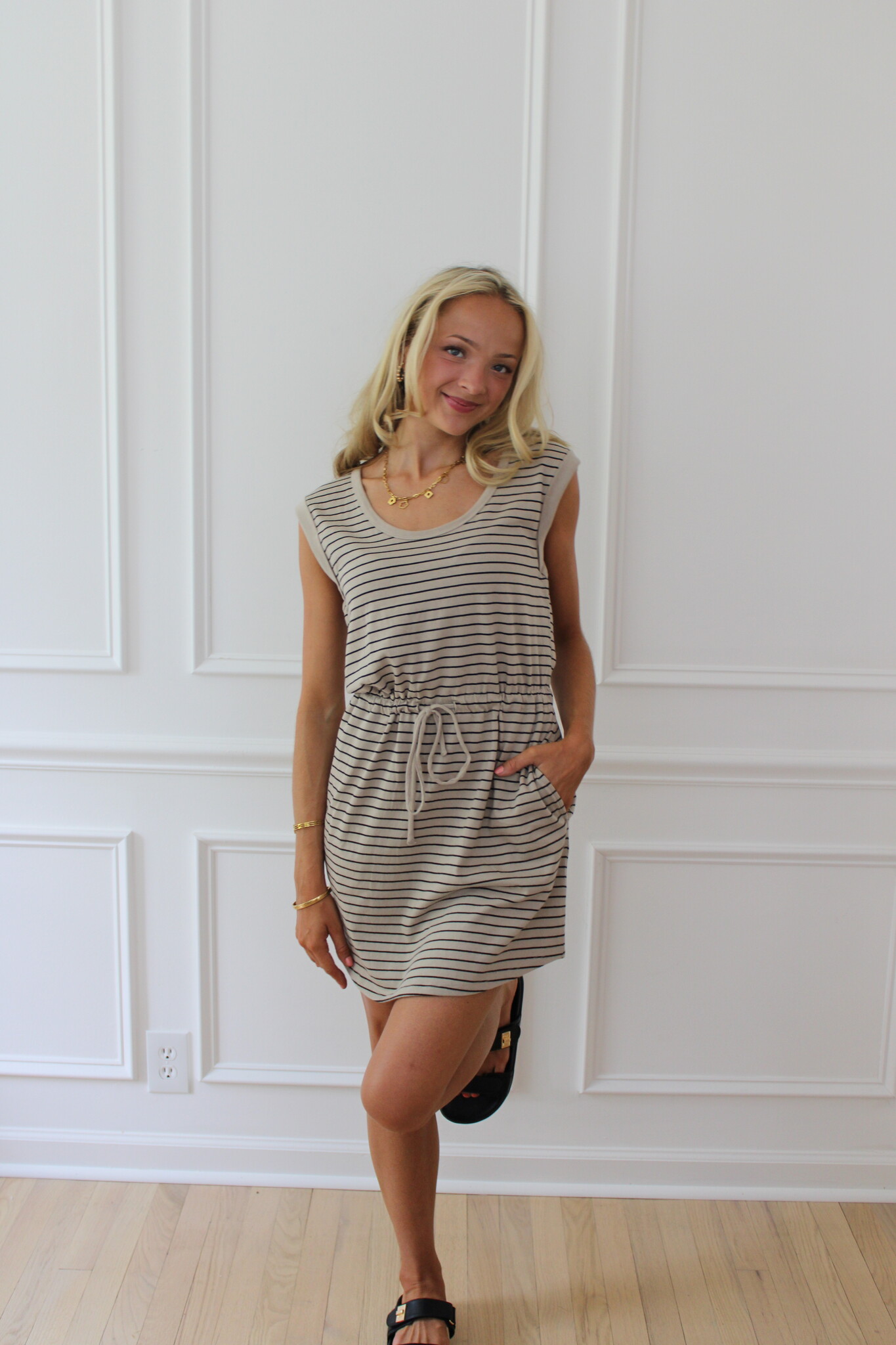 Z Supply Dayshift Striped Mini Dress - Women’s Clothing | The Pink Turtle