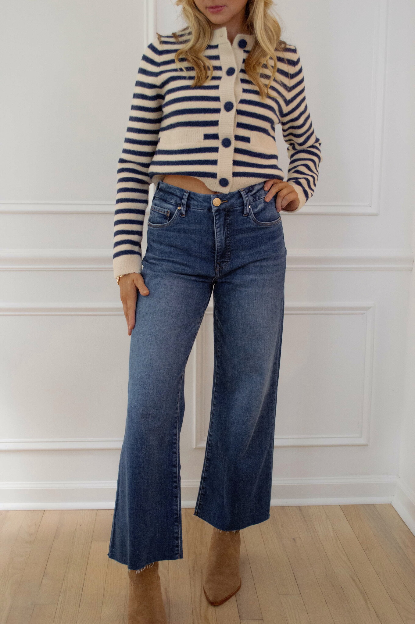 Meg High Rise Fab Ab Wide Leg - Women’s Clothing | The Pink Turtle