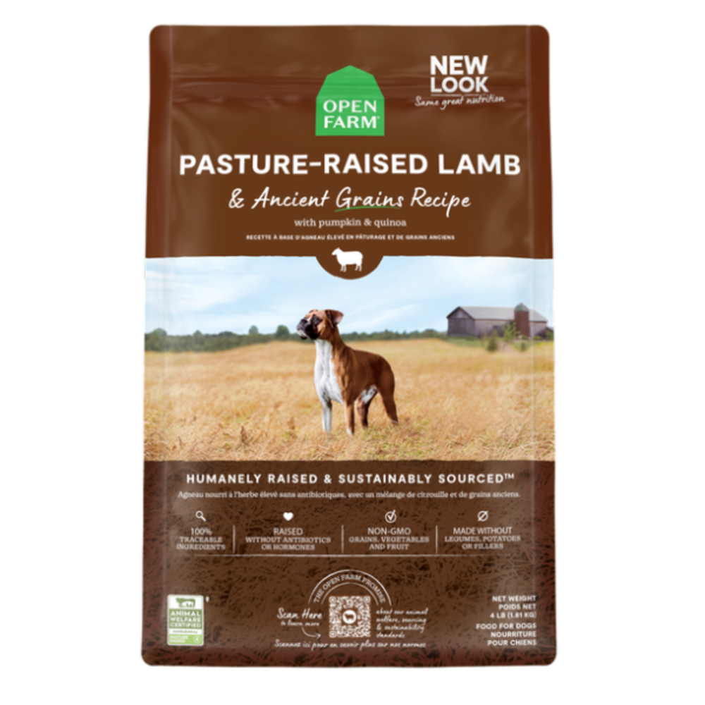 Open Farm Dog Pasture Raised Lamb & Ancient Grains 22lb - Paw Street Market
