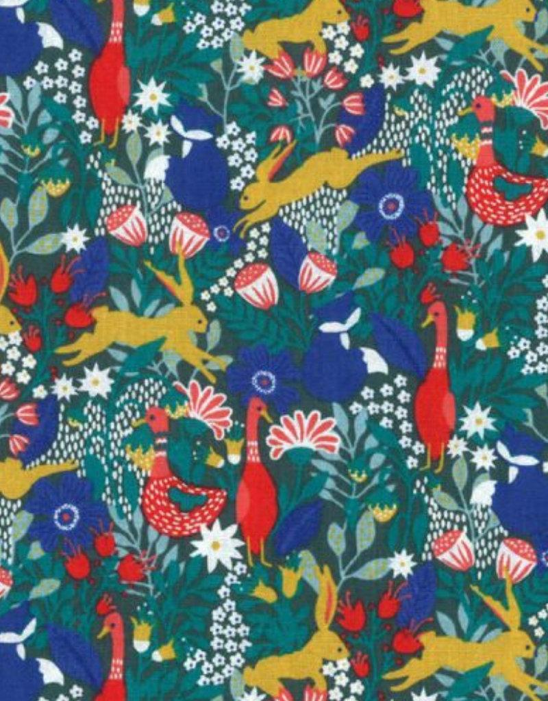 Fabric Enchanted Forest - Multi Forest - Leongatha Sew and Knit
