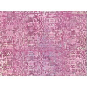 100% Cotton Batik - Pink lines and Squares - Leongatha Sew and Knit