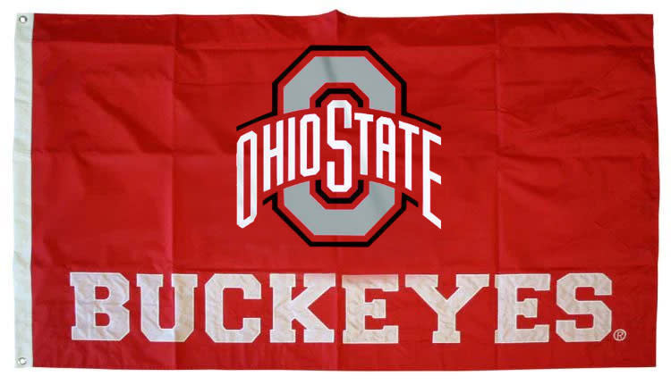Ohio State Buckeyes Flag