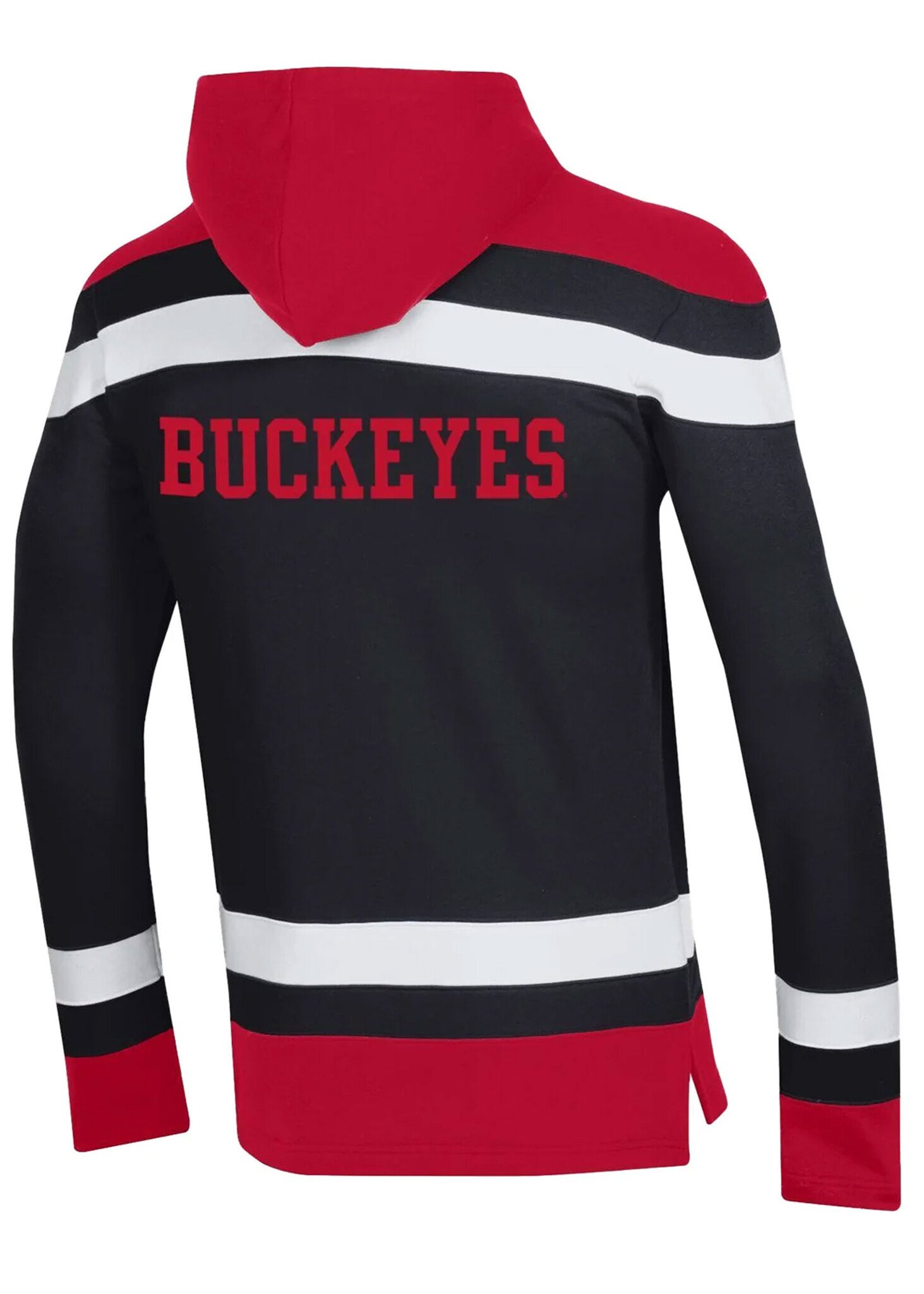 Ohio State Buckeyes Super Fan Big Stripe Hockey Hoodie - Everything ...