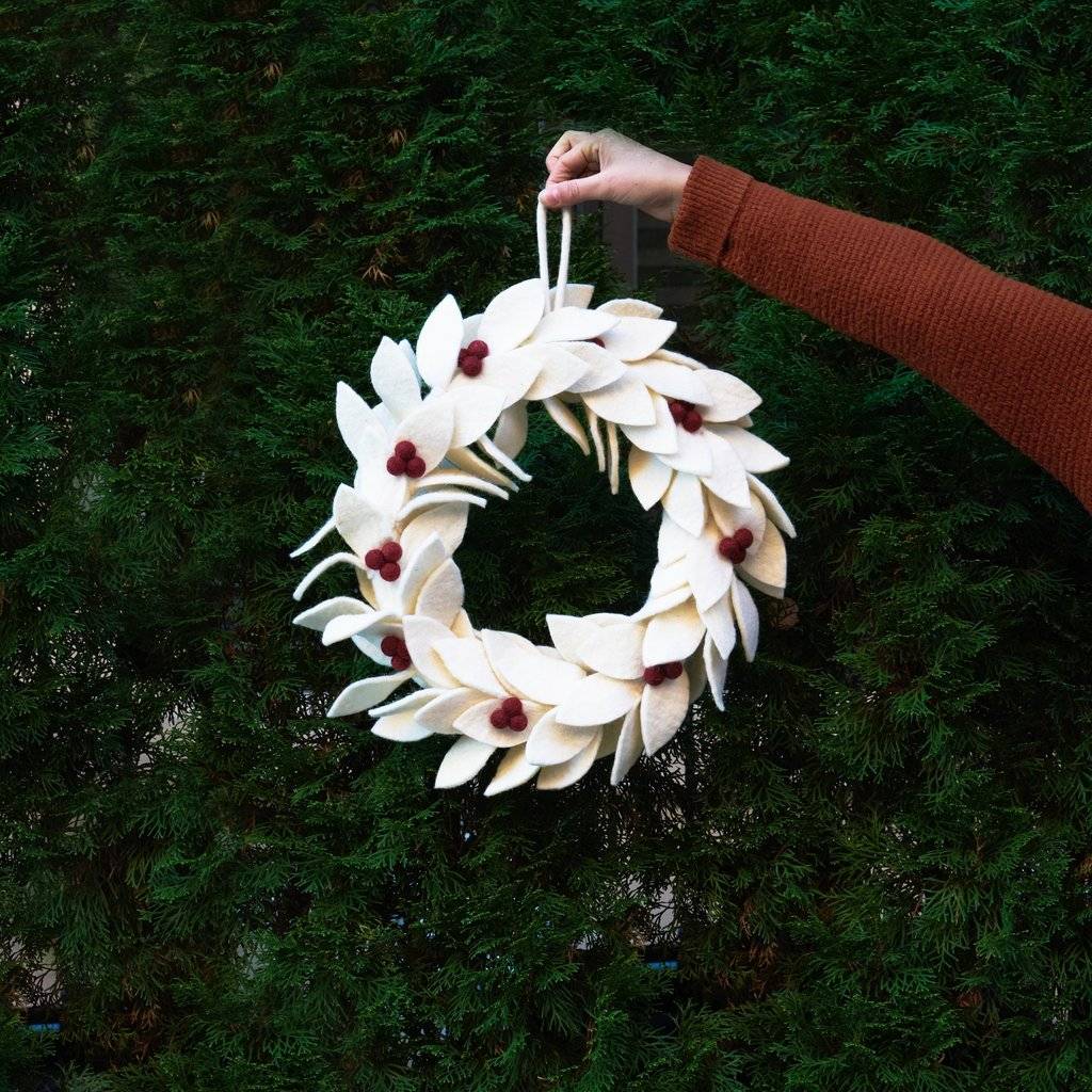 Holiday Felt Wreath from HumanKind Fair Trade - HumanKind Fair Trade
