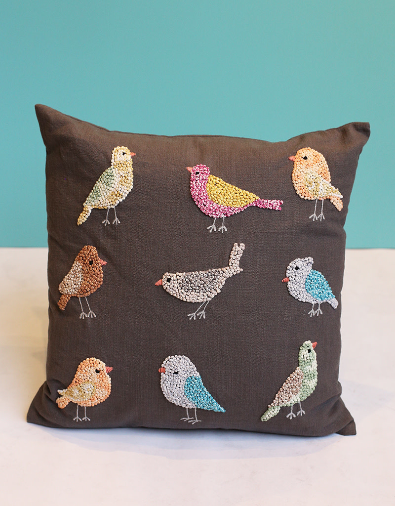 Colorful Knotty Bird Pillow from HumanKind Fair Trade - HumanKind Fair Trade