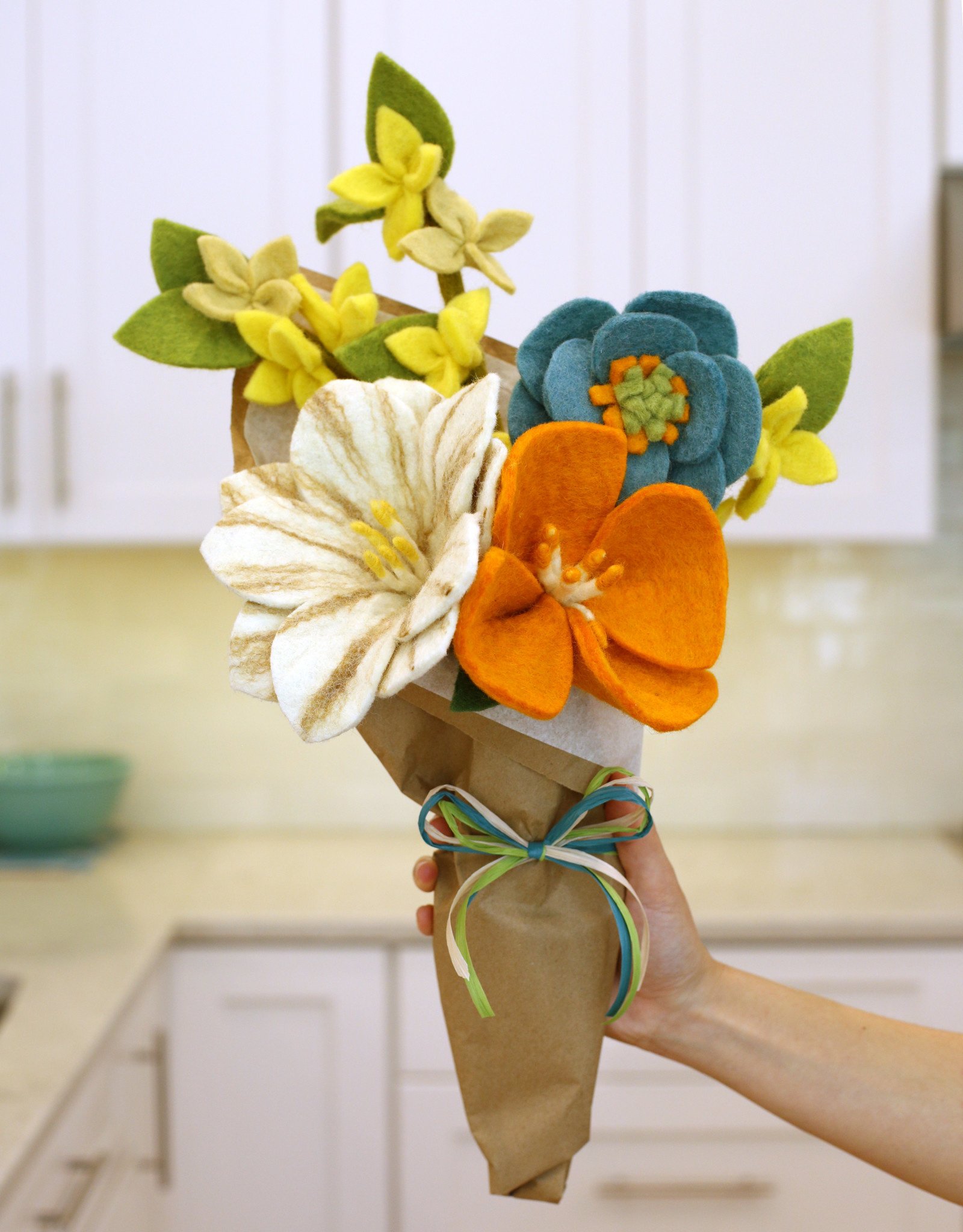 Sunny Day Felt Flower Bouquet from HumanKind Fair Trade - HumanKind ...