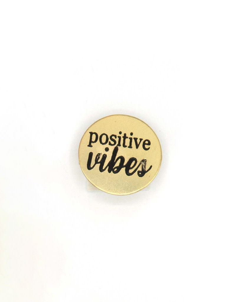 Positive Vibes Pin from HumanKind Fair Trade - HumanKind Fair Trade