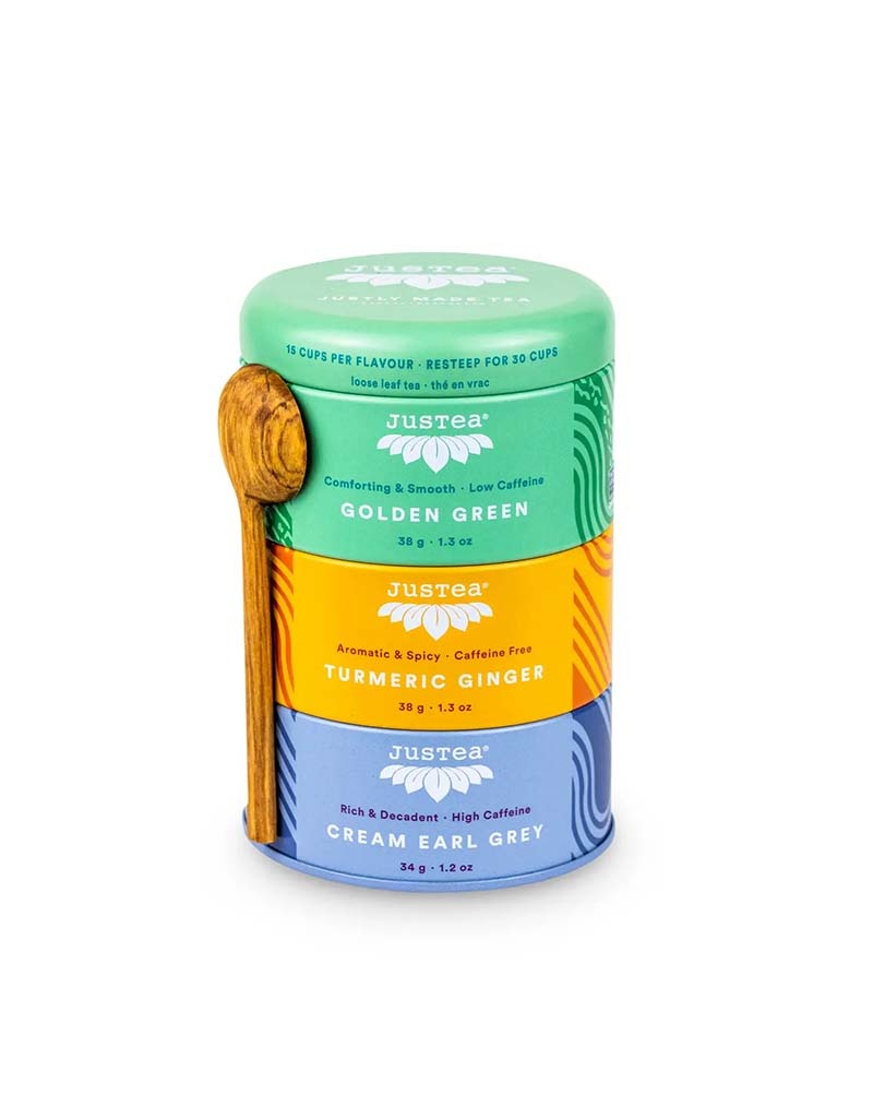 Justea Assorted Tea Trio from HumanKind Fair Trade - HumanKind Fair Trade Justea Assorted Tea Trio from HumanKind Fair Trade - HumanKind Fair Trade