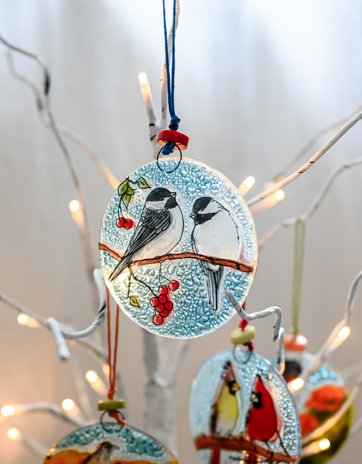 Chickadee Glass Ornament from HumanKind Fair Trade - HumanKind Fair Trade