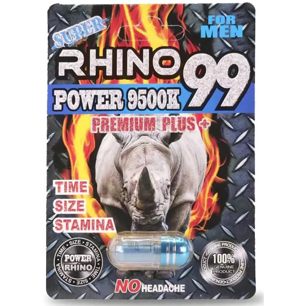 Rhino Rhino - 99 Super Capsule Power 9500k Premium Plus - TGR-NOW Smoke ...