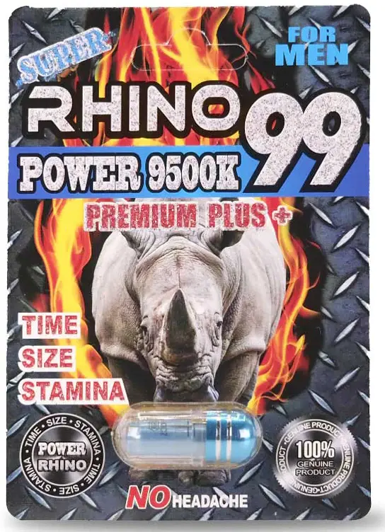 Rhino Rhino - 99 Super Capsule Power 9500k Premium Plus - TGR-NOW Smoke ...
