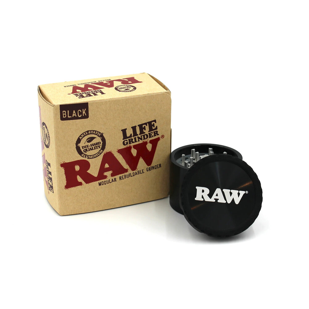 Raw - Life Grinder 4pc - TGR-NOW Smoke Vape Delivery Los Angeles