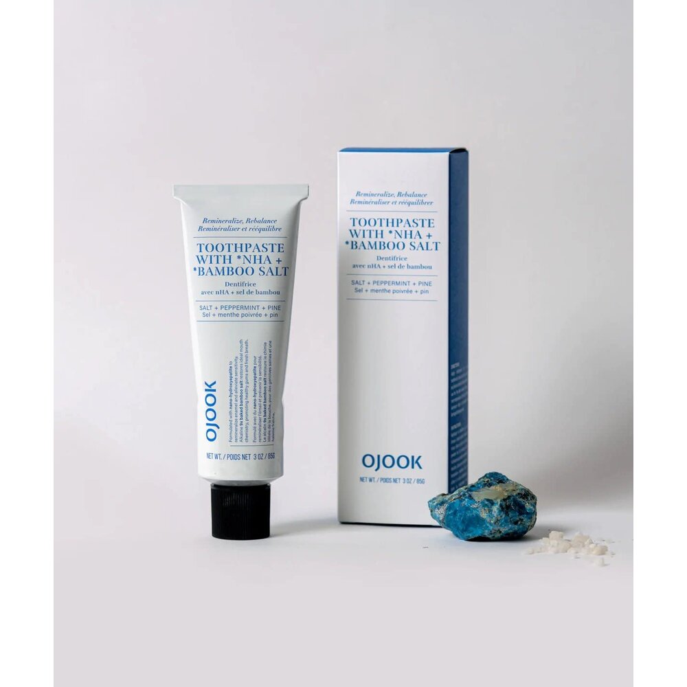 Ojook - Toothpaste Bamboo Salt w/ NHA Peppermint + Pine 3oz - TGR-NOW ...