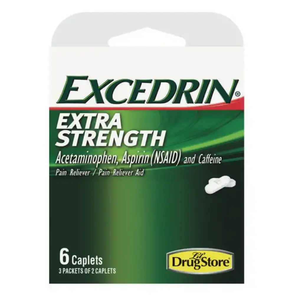 Excedrin - Pain Relief/Fever Reducer Extra Strength 6ct - TGR-NOW Smoke ...