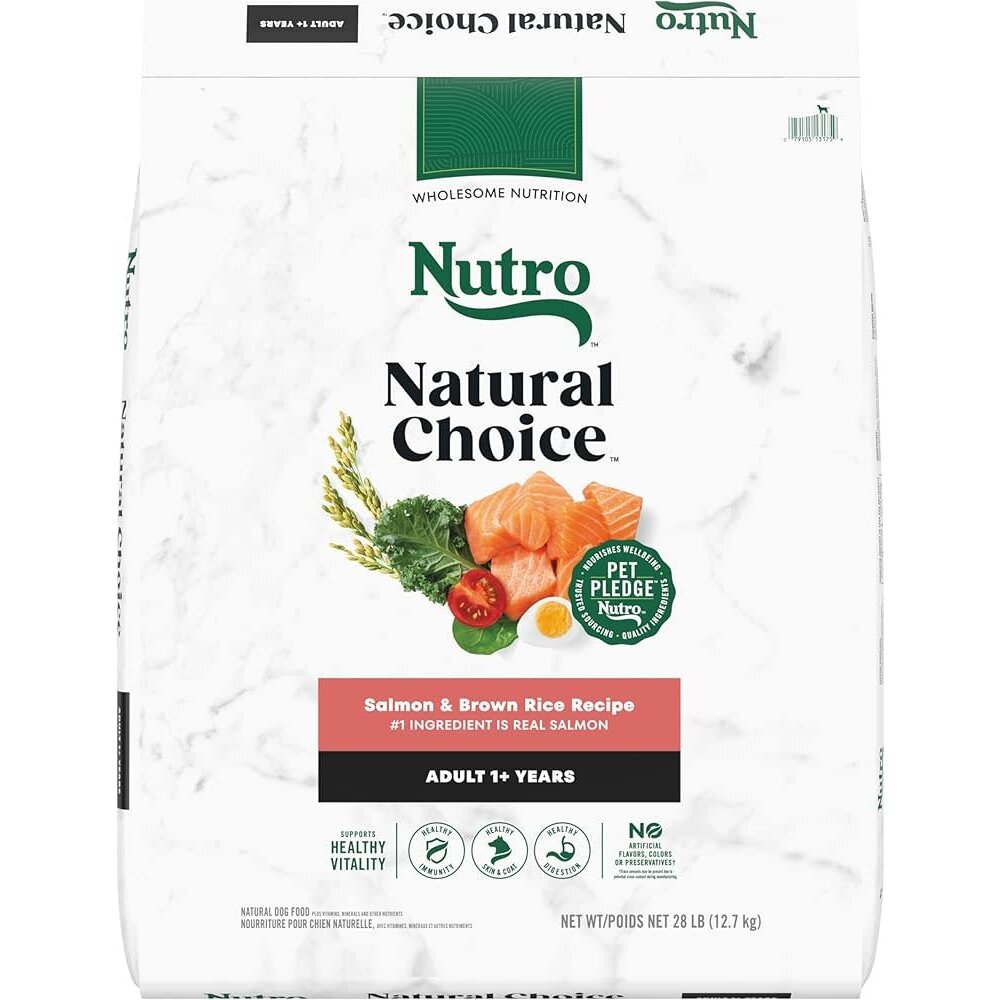 Nutro - ADULT Dog Food 28lb Salmon & Brown Rice Recipe - TGR-NOW Smoke ...