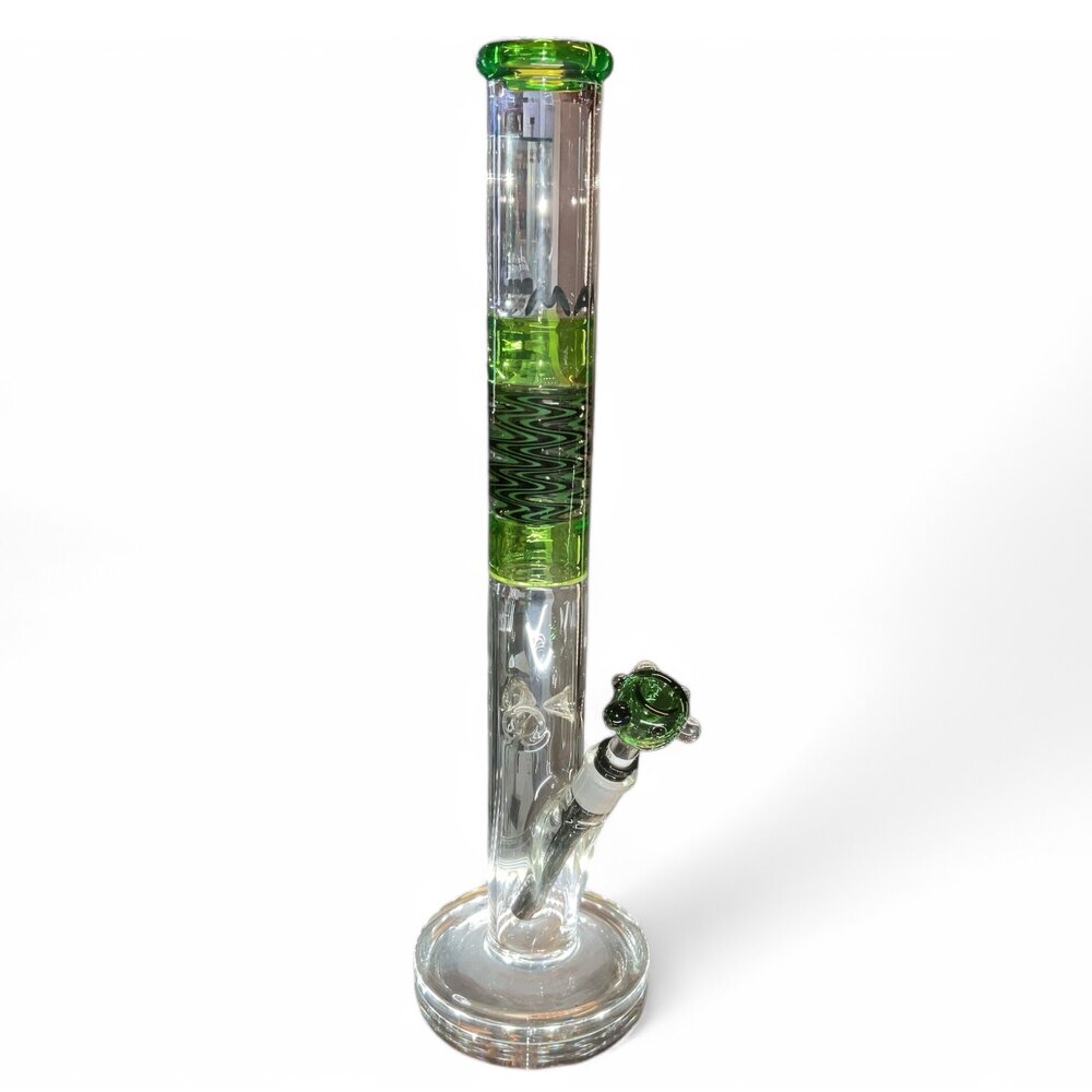 MAV MAV - Water Pipe Glass Straight Wig Wag 19" - TGR-NOW Smoke Vape ...