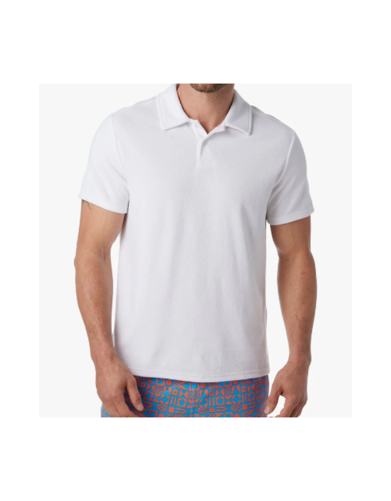 FH The Ravello Terry Polo -White - Pour HoMMe